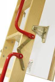 Fakro Wooden Folding Loft Ladder LWL Lux 3 Section 280cm | ALadder.co.uk