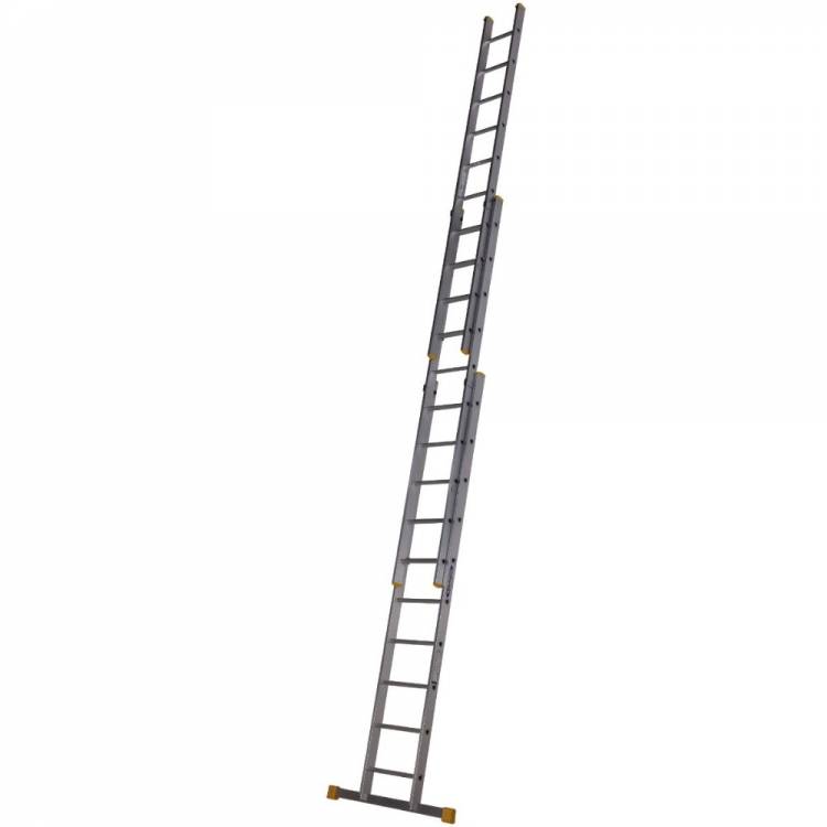WERNER 3.0m BOX SECTION TRIPLE EXTENSION LADDER 7232918 | ALadder.co.uk