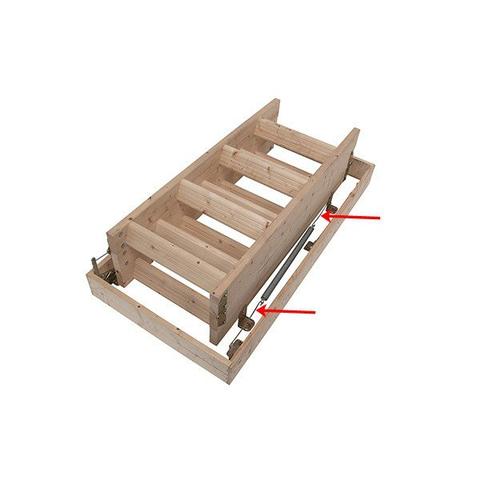 Youngman Eco S Line Timber Loft Ladder Spring and Hooks 00448900 ...