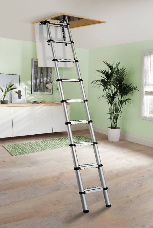 Werner Telescopic Loft Ladder Installation at Makayla Conrick blog
